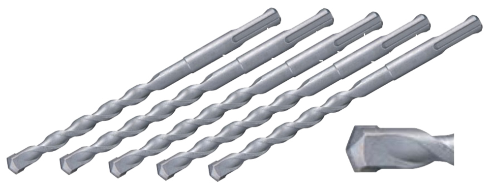 D-61612 - Hammerbohrer SDS-PLUS 6 x 110 mm, 25 Stk.