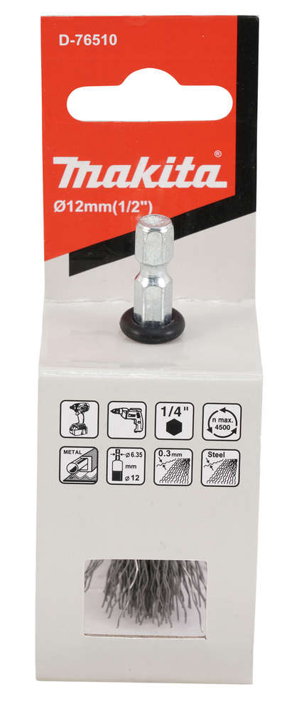 D-76510 - WIRE END BRUSH CRIMPED 12MM