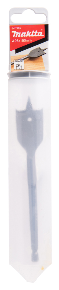 E-17295 - Wood Flat Bit 26x150mm 1/4" Hex Shank