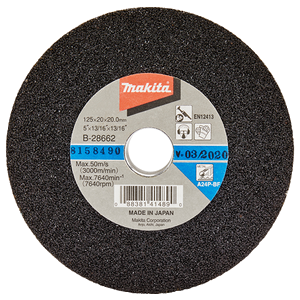 B-28662 - Disque à meuler droit 125 x 20 mm