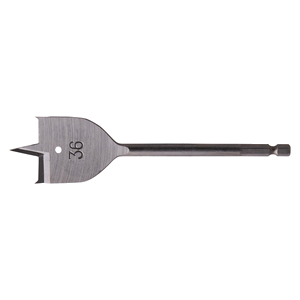 E-17348 - Wood Flat Bit 36x150mm 1/4" Hex Shank